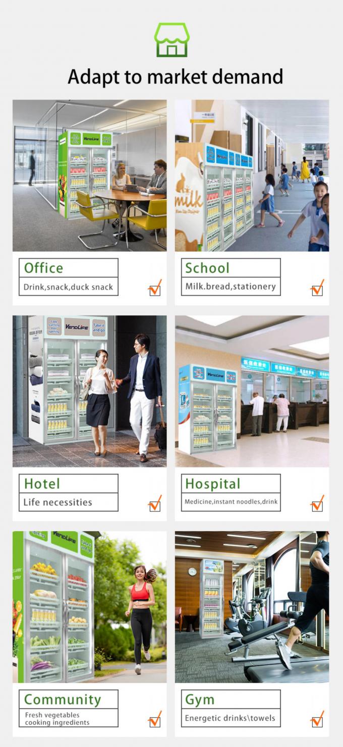 CQC 24 Hour Flower Vending Machines 1.2m Width Minimalist design
