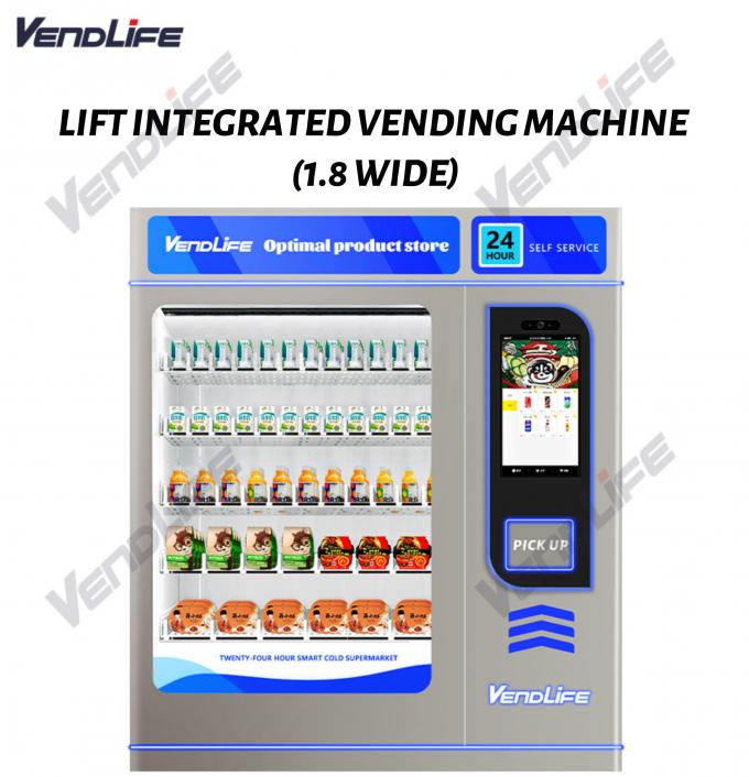 Belt Conveyor Combo Elevator Vending Machine For Glass Water Fruit ...